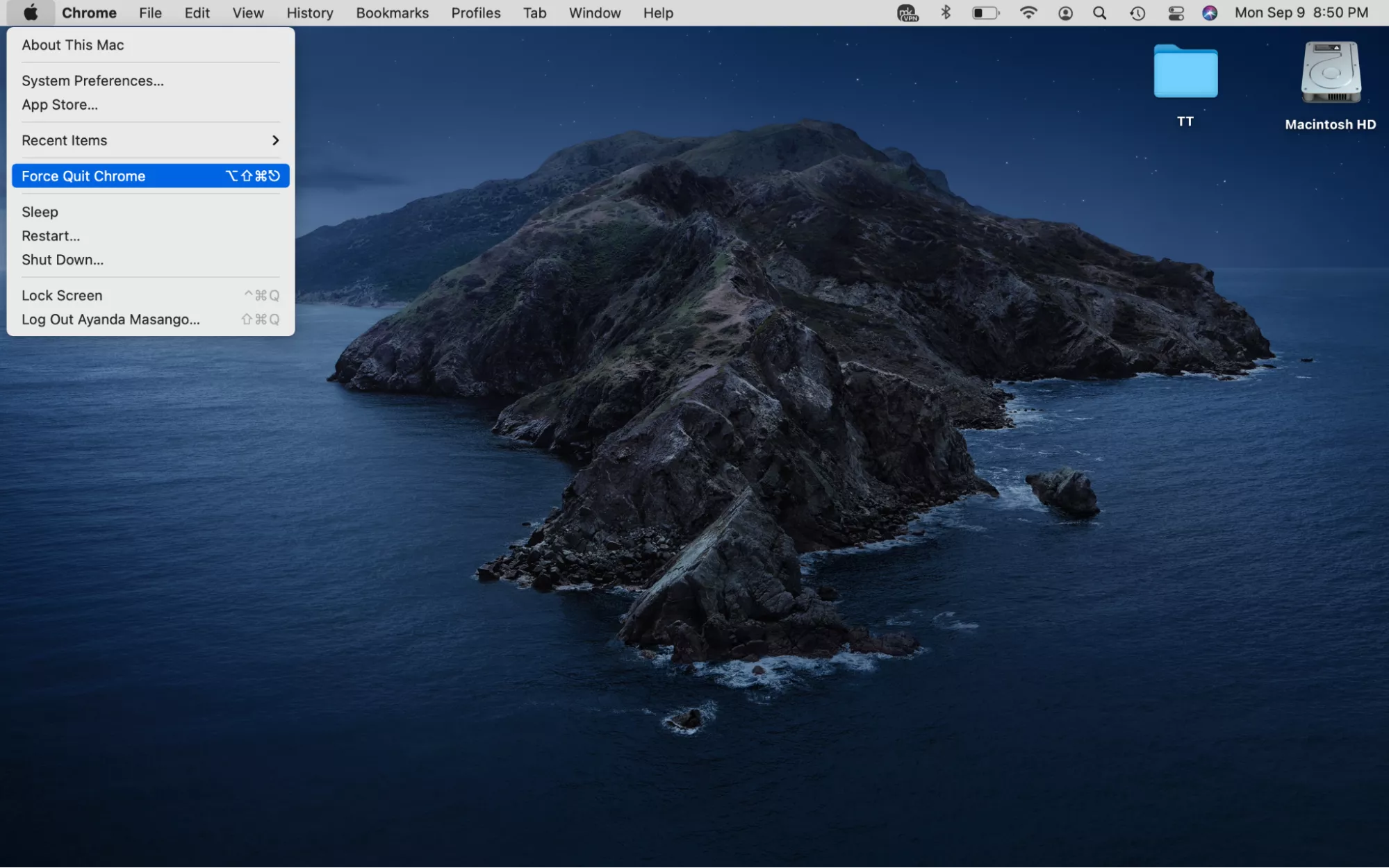 Mac Spinning Wheel