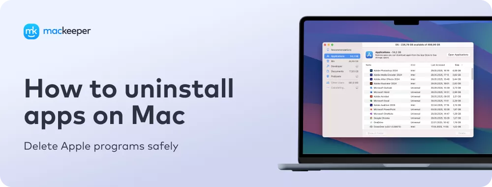 How to Uninstall Apps on Mac? [Delete Programs from MacBook]