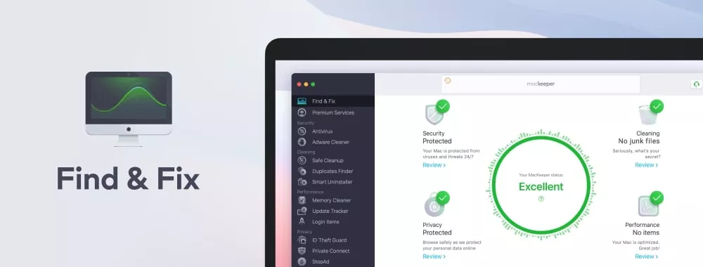 How to use Find & Fix tool in MacKeeper